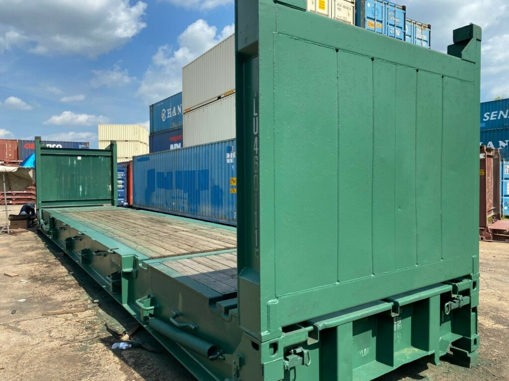 Buy 40ft Flat Rack Shipping Container - Prestige Sea Cans